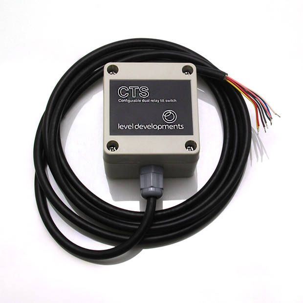 CTS - User Configurable Tilt Switch, Two Independent Relays, Plastic ...
