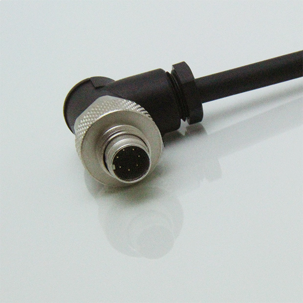 EL-CAB-M9X7MRA-M8X4FS-5 - VS series inclinometer to IDS cable, 5m.