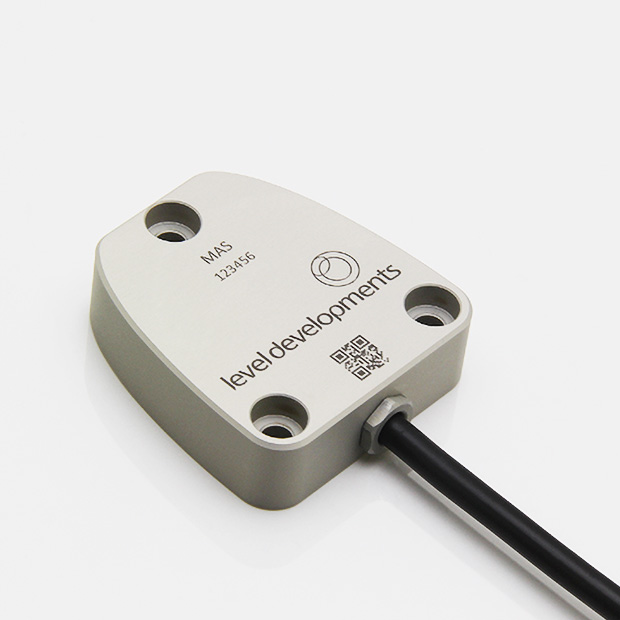 MAS-360-2-CANJ - Single axis inclinometer sensor, ±180°, CAN J1939 interface