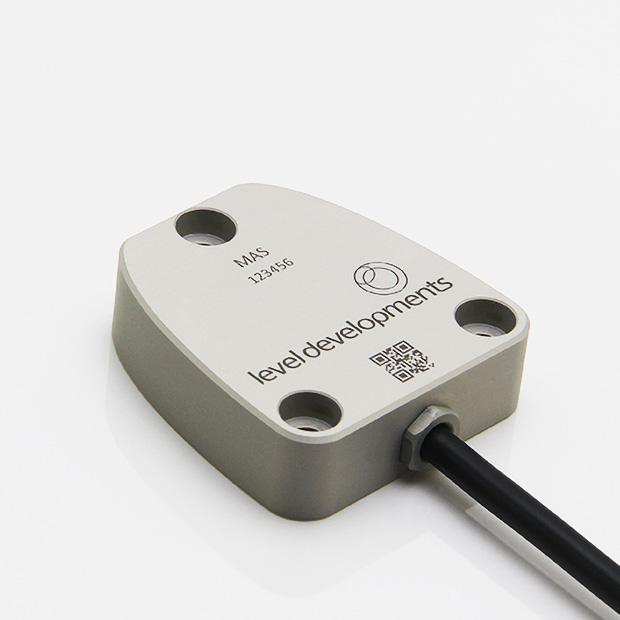 MAS-360-2-CANJ - Single axis inclinometer sensor, ±180°, CAN J1939 interface